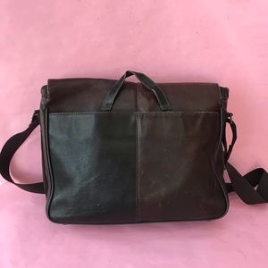 Vintage | Bags | Vintage Dark Brown Kenneth Cole Leather Bag | Poshmark